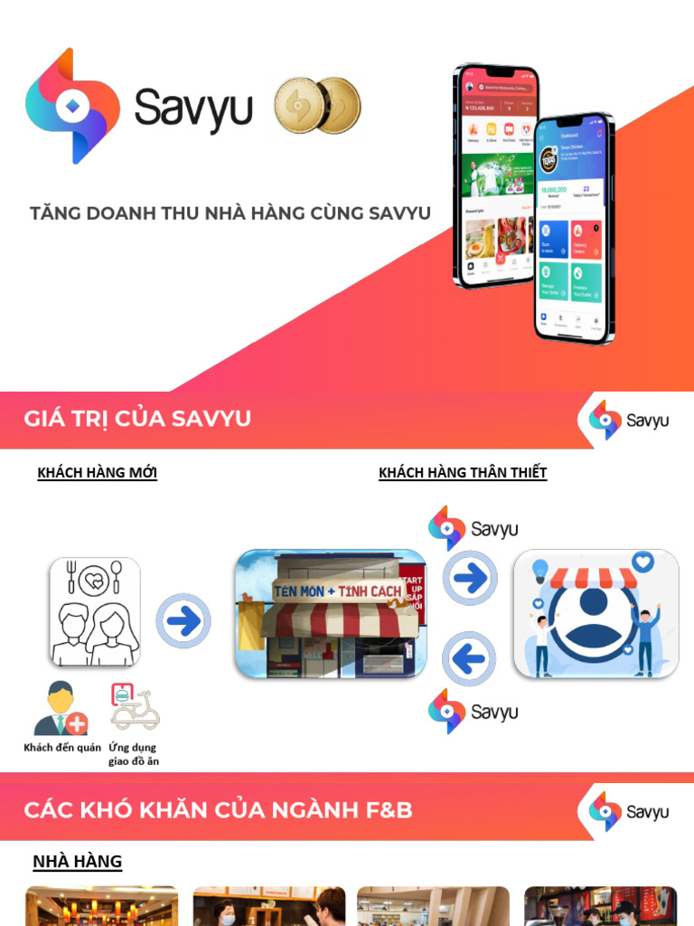 VN Ver - Savyu Cho Nhà Hàng 2023 - G I Khách Hàng | PDF