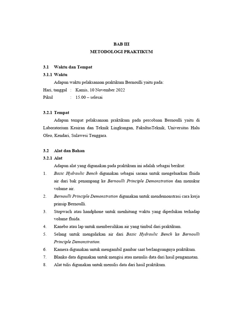 Bab 3 Bernoulli | PDF