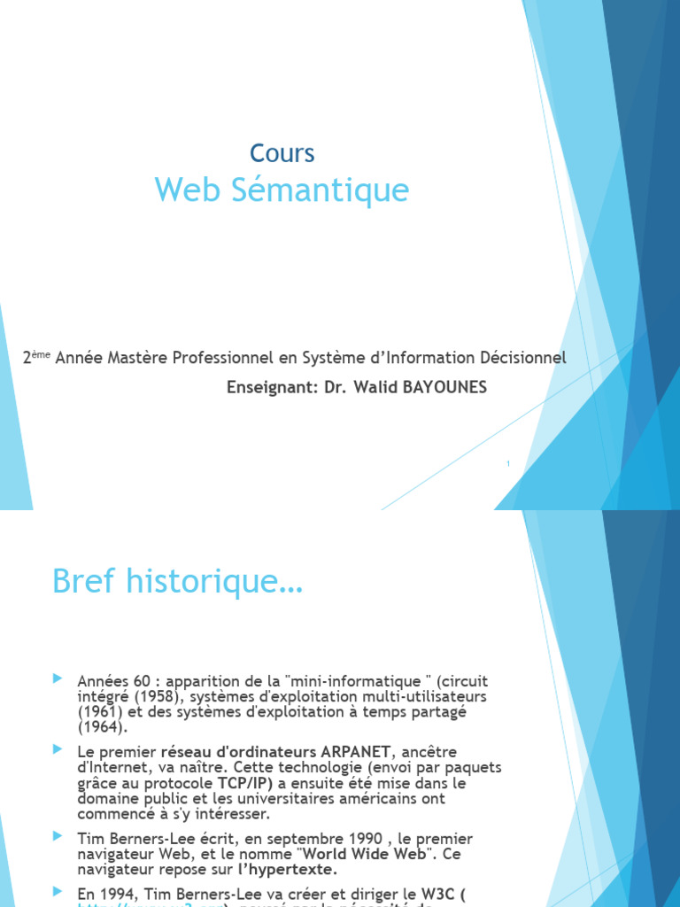 Introduction Web Sémantique | PDF