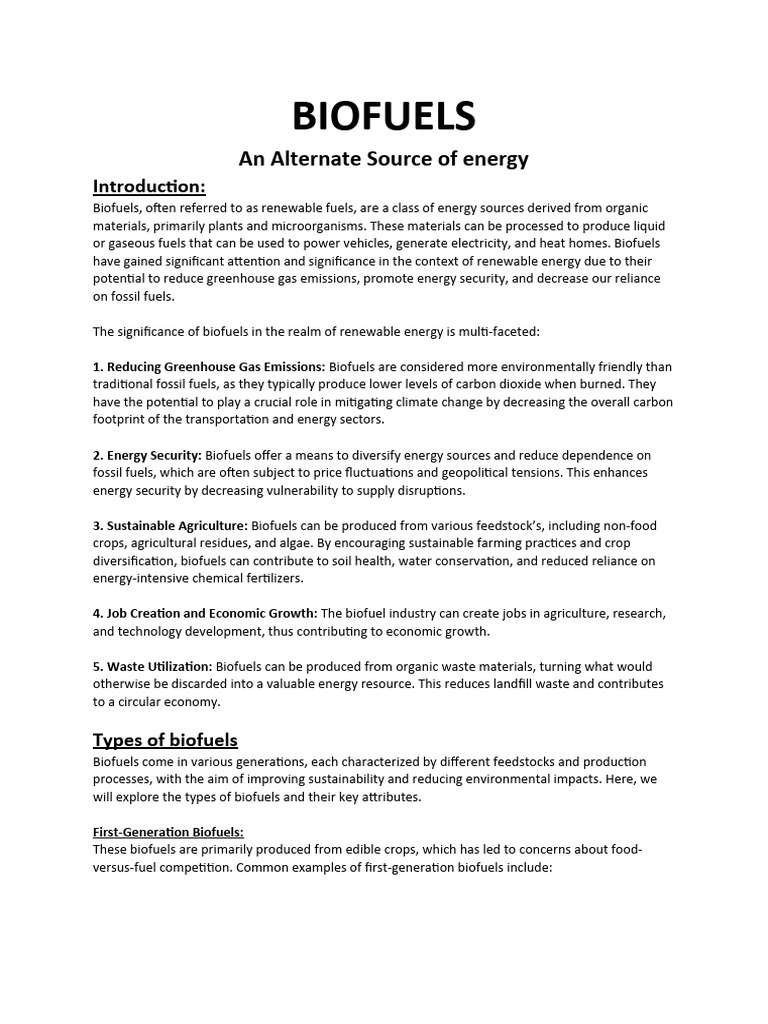 Chemistry Assignment | PDF | Biofuel | Algae Fuel