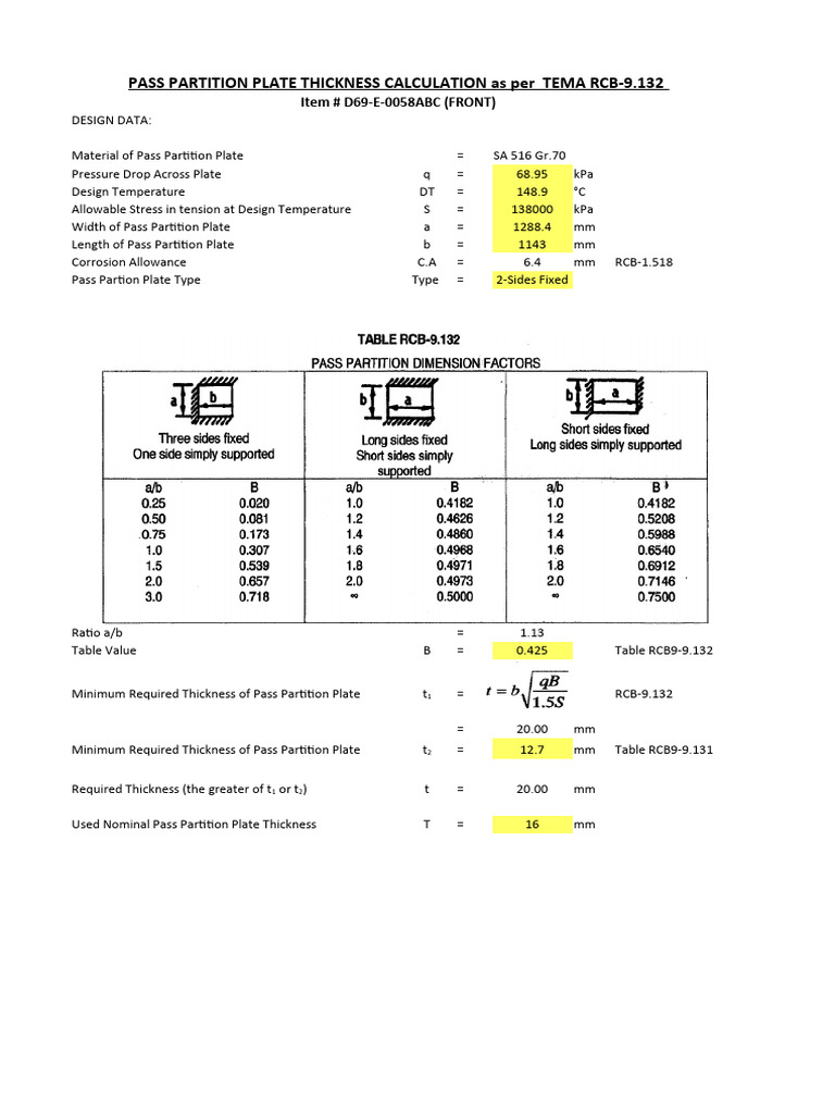 Pass Partition Calculation | PDF | Applied And Interdisciplinary ...