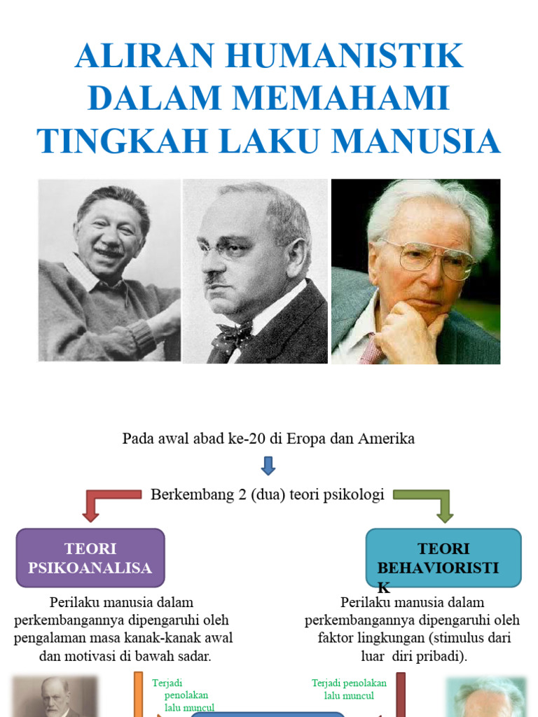 Aliran Humanistik | PDF | Sains & Matematika