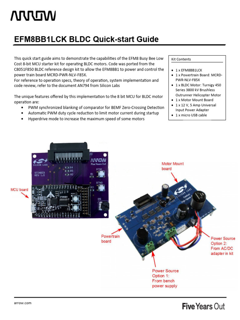 EFM8BB1LCK BLDC Motor Guide | PDF | Computers