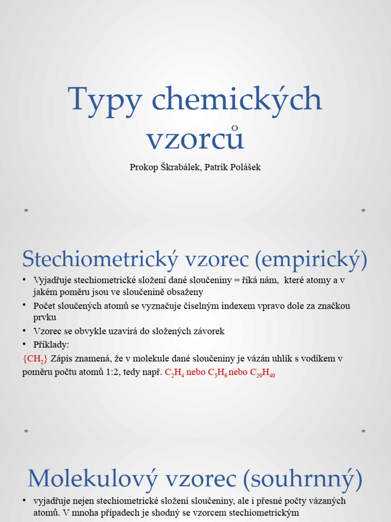 Prezentace Chemie | PDF