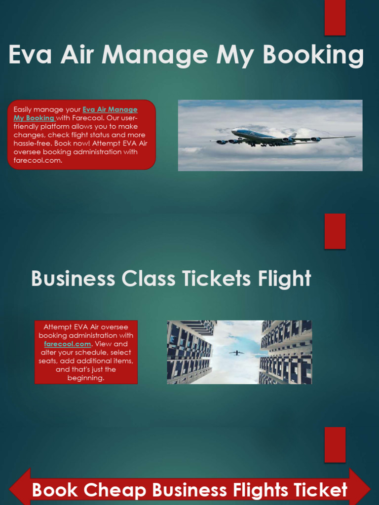 Manage Booking Eva Air | PDF | Business