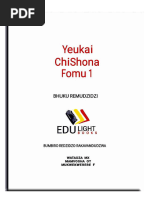 Form 1 To 4 Shona Notes 2017-22 1 | PDF