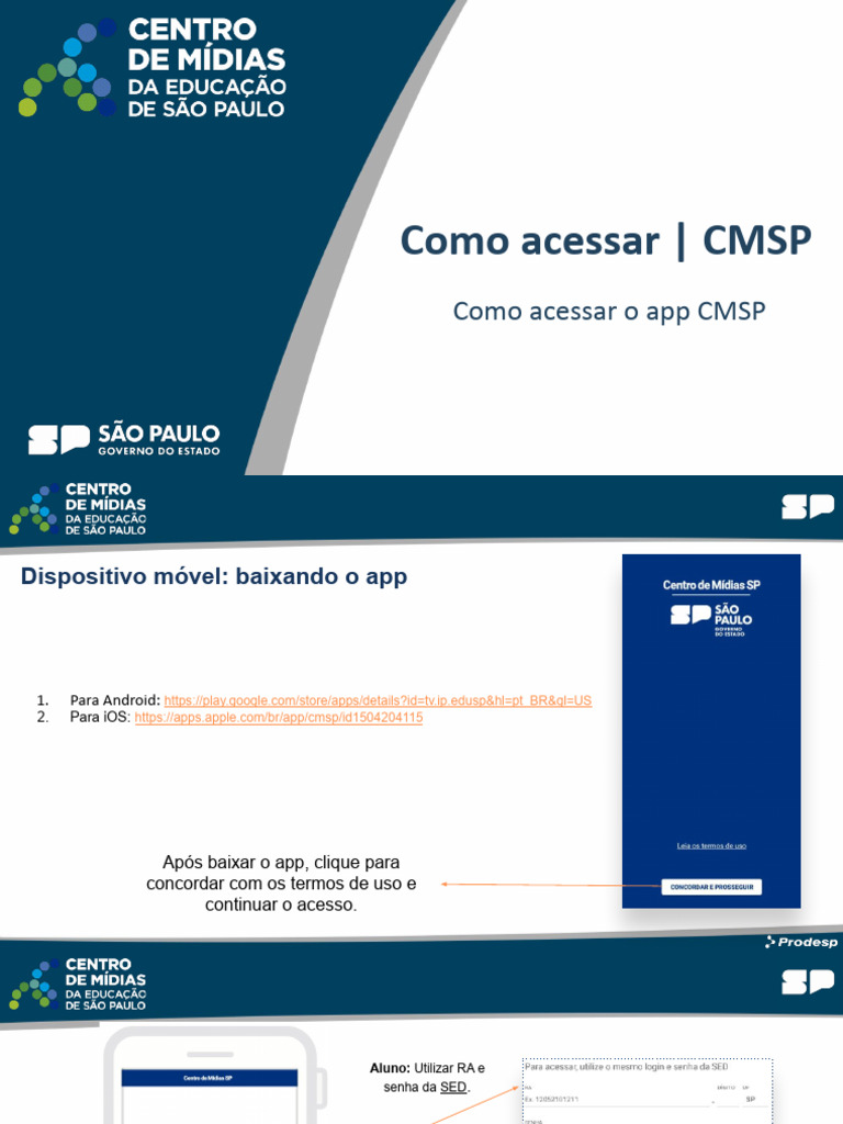Como Acessar o CMSP | PDF
