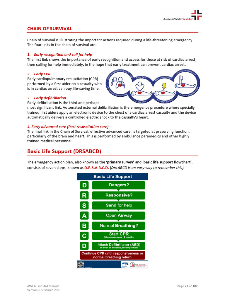 First Aid Ebook Section #3.v6.3 | PDF | Cardiopulmonary Resuscitation ...