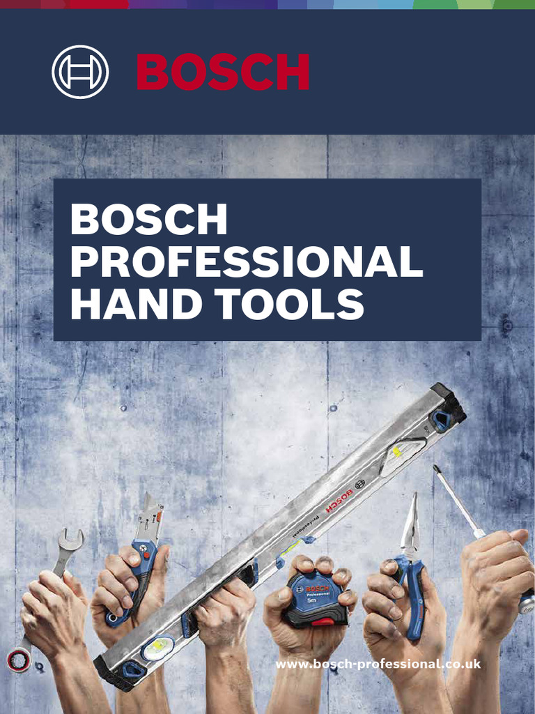 Bosch Hand Tools 12pp A4 Leaflet | PDF | Knife | Blade