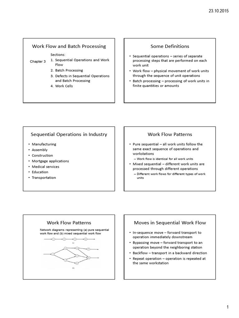 Ch03-Work Flow | PDF | Workflow | Sequence
