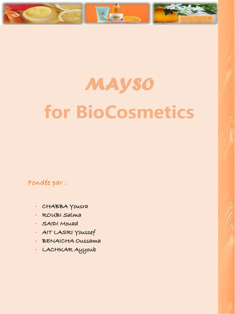 MAYSO For BioCosmetics | PDF