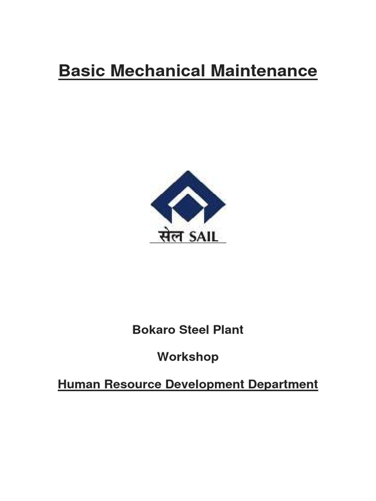 Basic Mechanical Maintainance | PDF | Pump | Bearing (Mechanical)