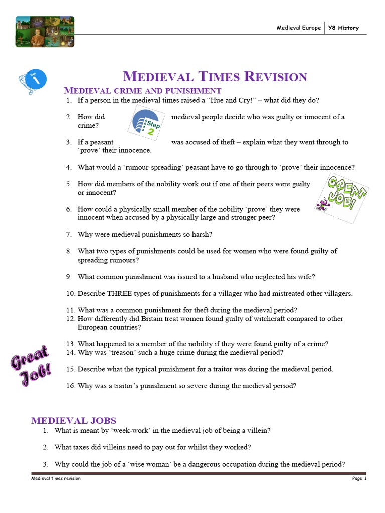 Medieval Times Revision | PDF