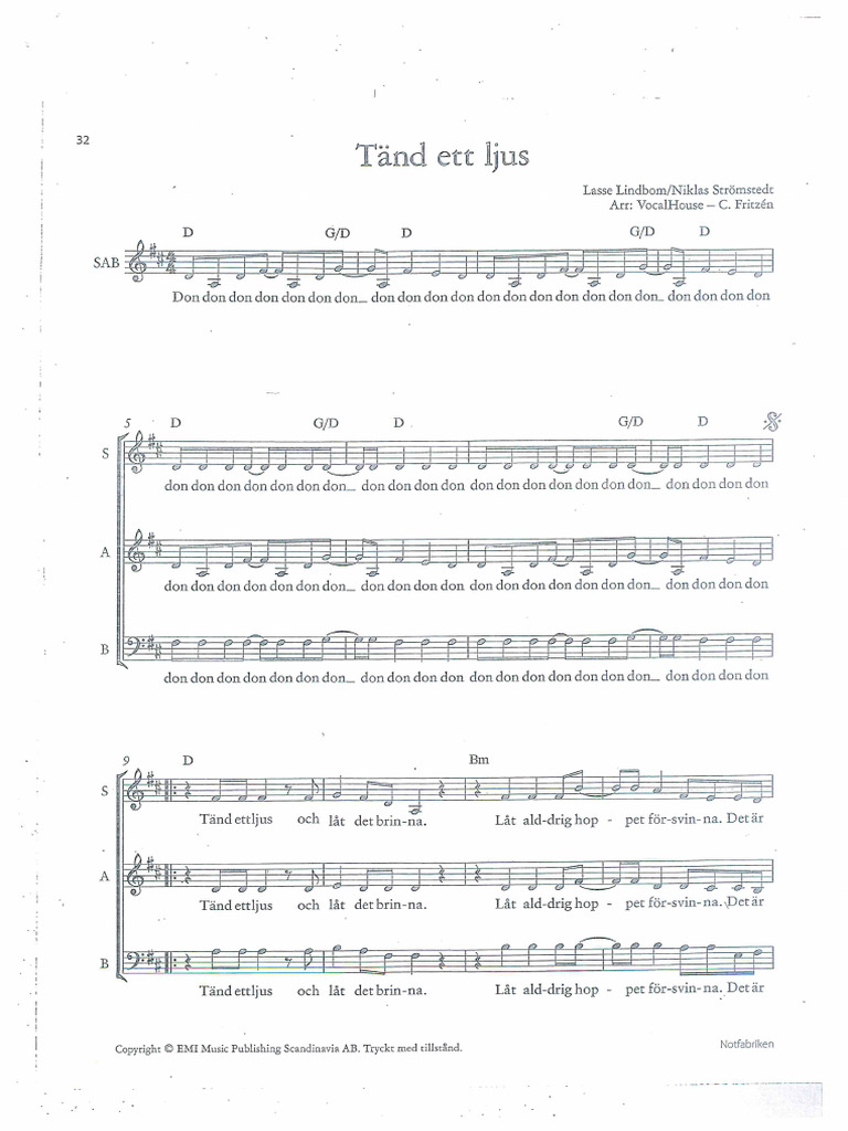 Tänd Ett Ljus | PDF