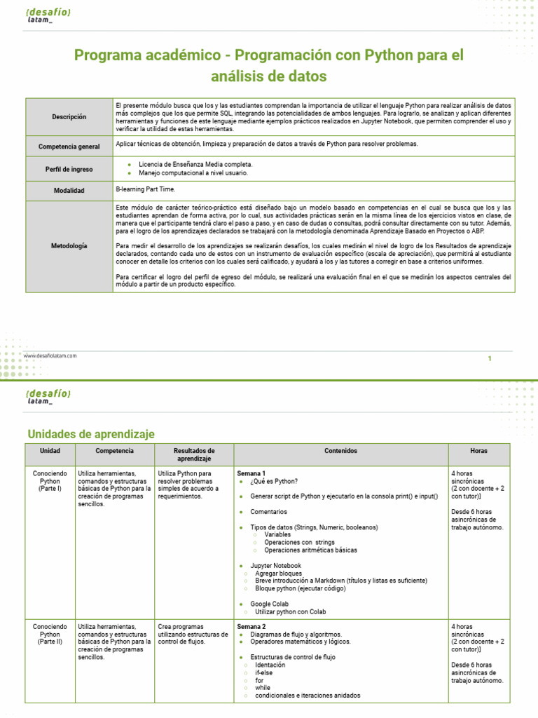 Programa Académico - Programación Con Python para El Análisis de Datos ...