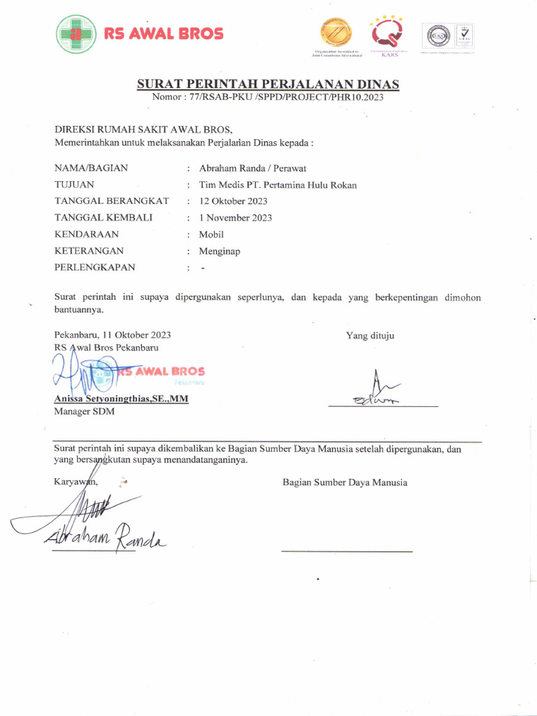 Abraham Randa SPPD | PDF