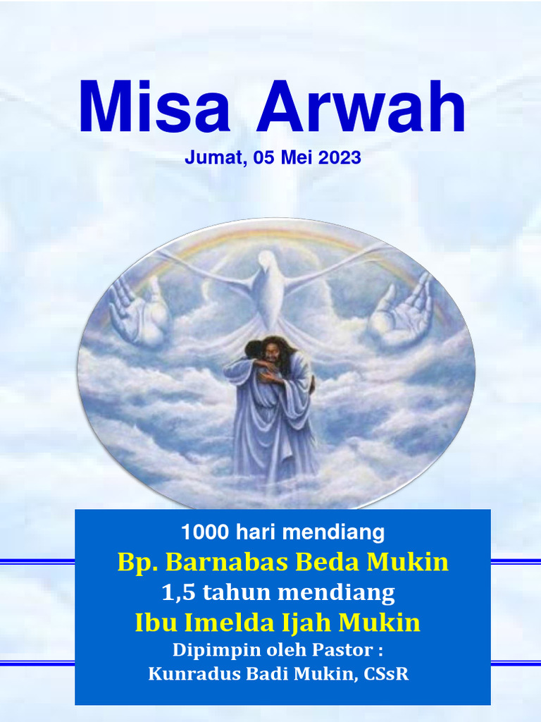 Teks Misa 1000 Hari Ama Barnabas Beda Mukin | PDF