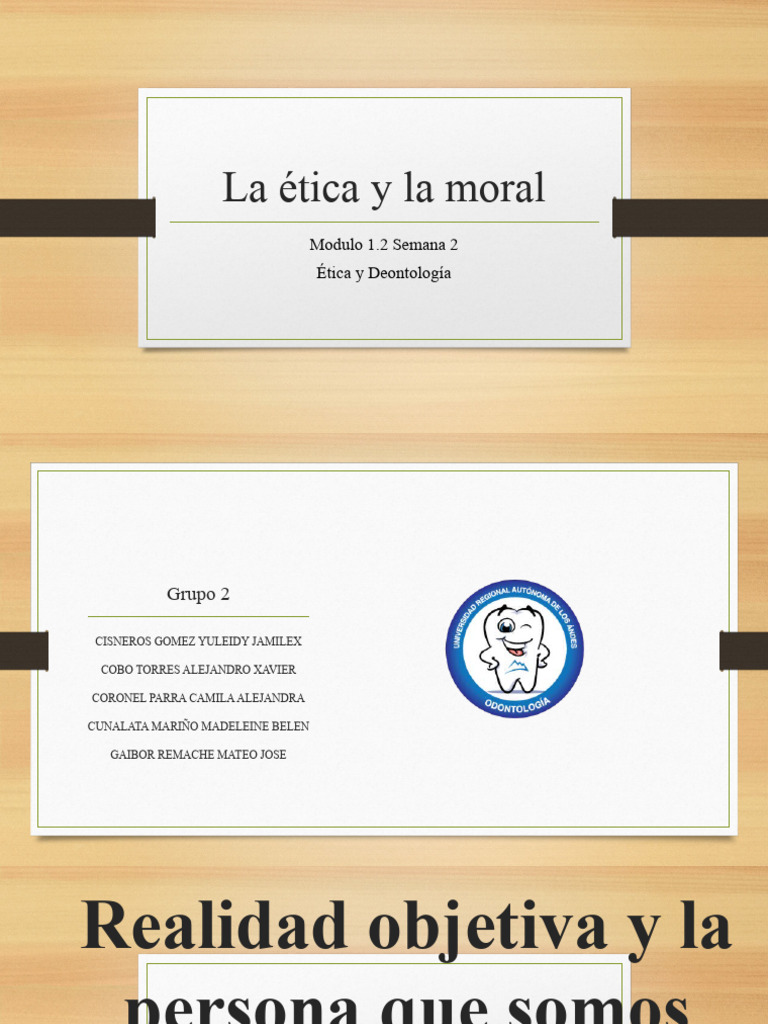 Moral y Etica Expo | PDF | Moralidad | Comportamiento