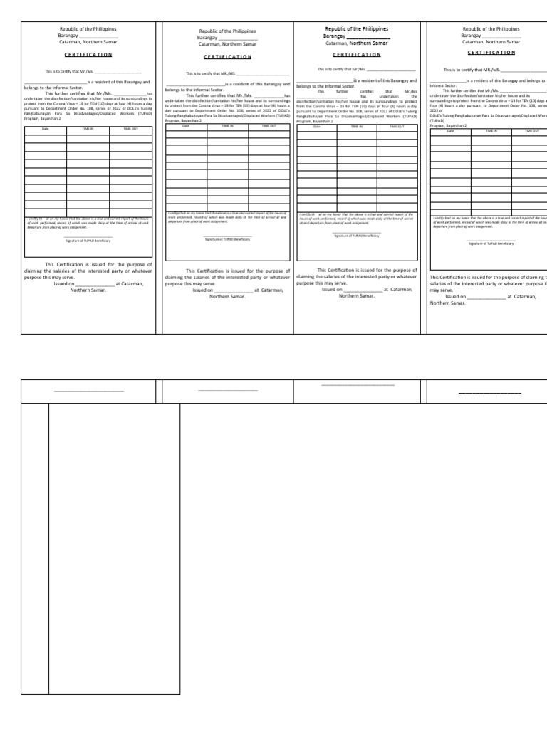 New Template DTR Covid Certification and DTR 1 Copy 1 1 | PDF | Hygiene | Public Health