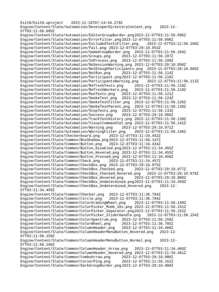 Manifest UFSFiles Win64 | PDF
