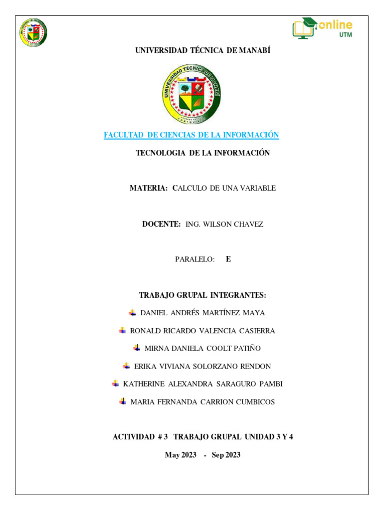 Ensayo de Erika Viviana Solorzano Rendon Calculo de Crecimientos | PDF