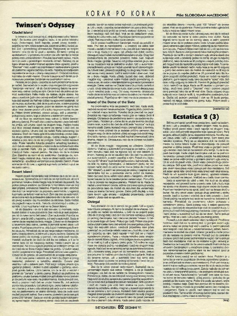 Korak Po Korak 1 | PDF