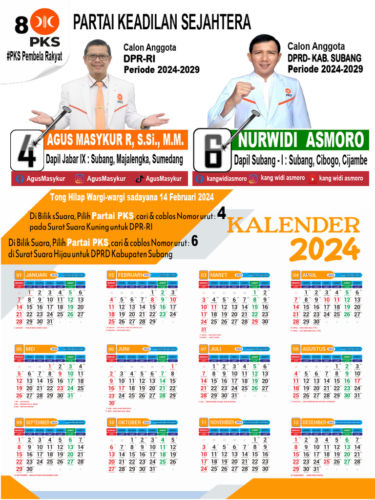 Kalender Pks 2024 Nurwidi Asmoro | PDF