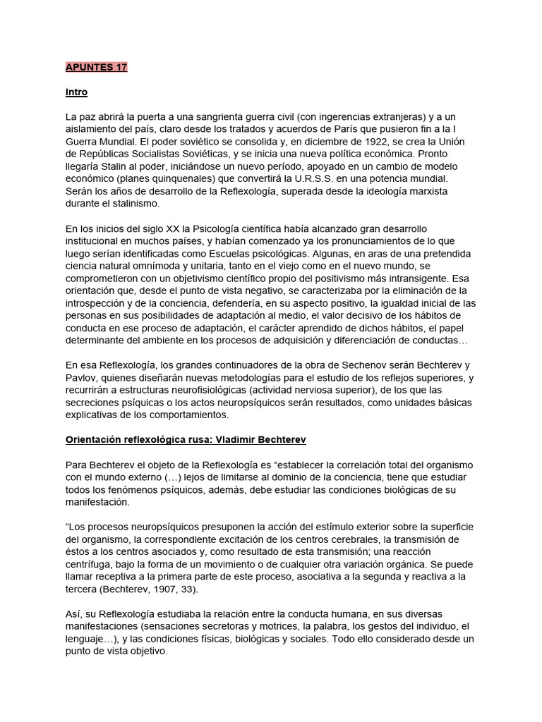 Apuntes | PDF | Comportamiento | Sicología
