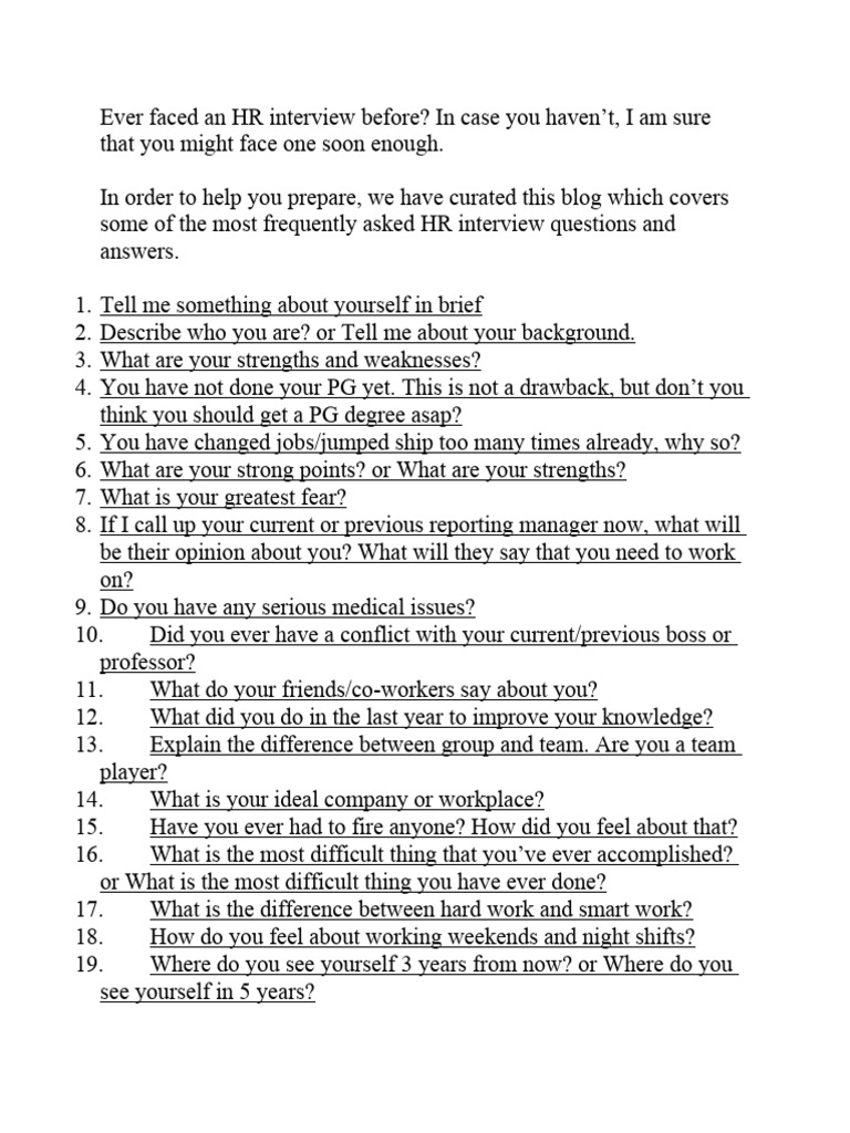 HR Questions Interview | PDF | Microsoft Windows | Apache Spark