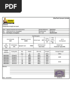 Concrete Cube Test Report Format | PDF