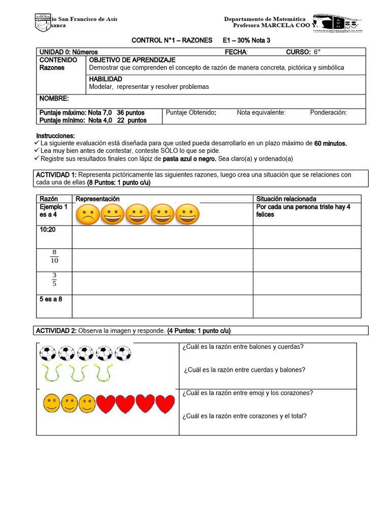 C1. C2 y C3 Razones y Porcentajes | PDF