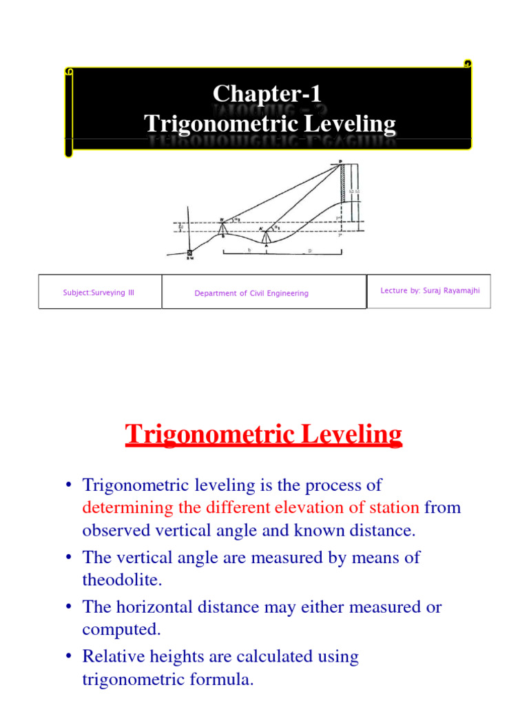 Surveying III All Theory Notes | PDF | Geometry | Elementary Geometry