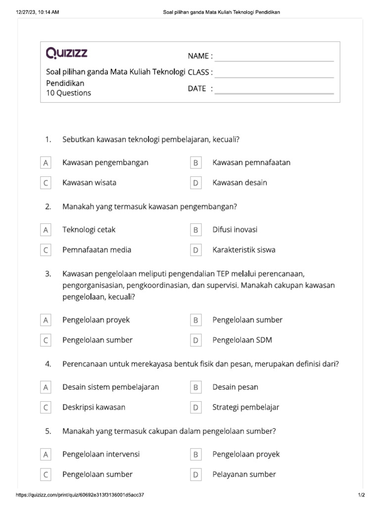 Soal 10 | PDF