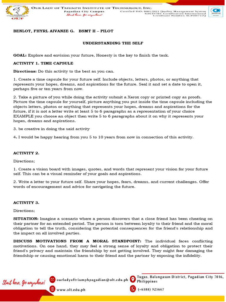 Semi-Final Task UTS Done | PDF | Morality | Friendship