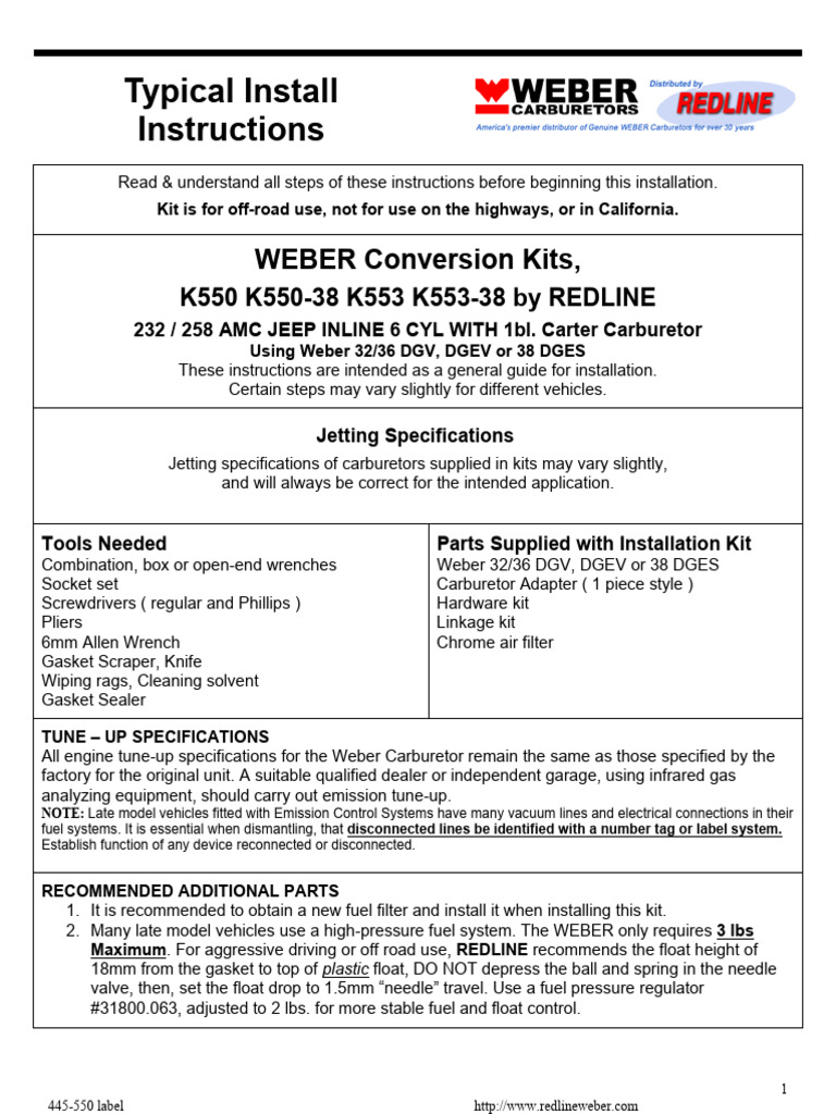 K550 K550-38 New Label | PDF | Carburetor | Throttle