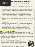Print Culture Notes Class 10 | PDF | Printing | Books