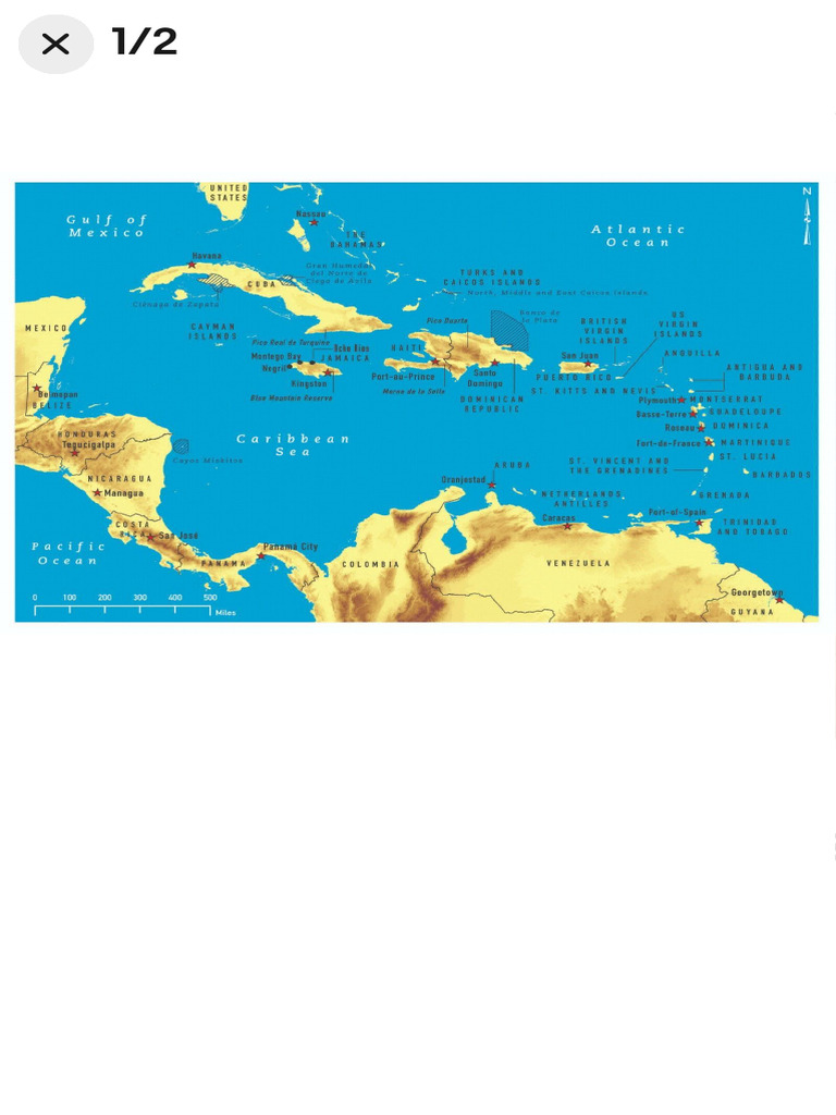 Jamaican Postcards - CARIBBEAN MAP Ebay | PDF