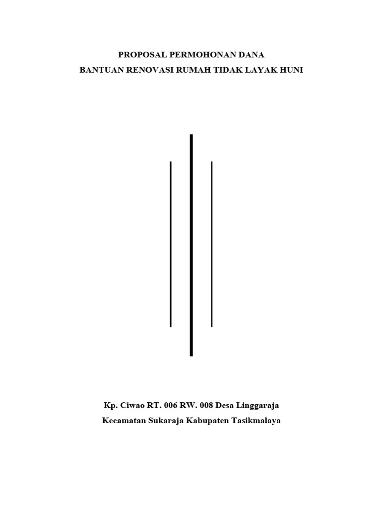 PROPOSAL PERMOHONAN Rutilahu | PDF