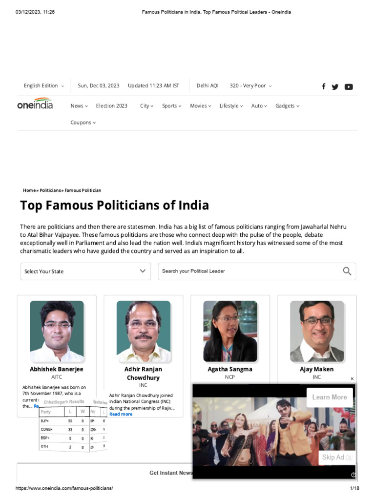 Rajasthan Assembly Elections 2023 | PDF | Indian National Congress ...