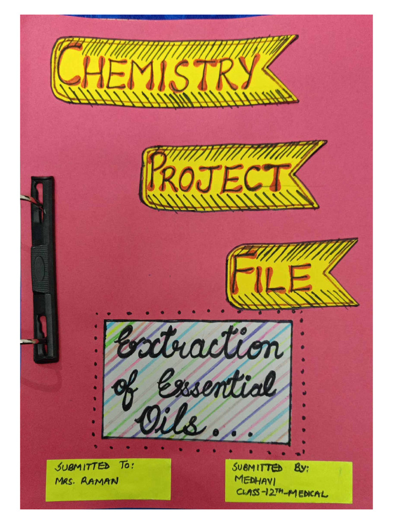 Chemistry Project File | PDF