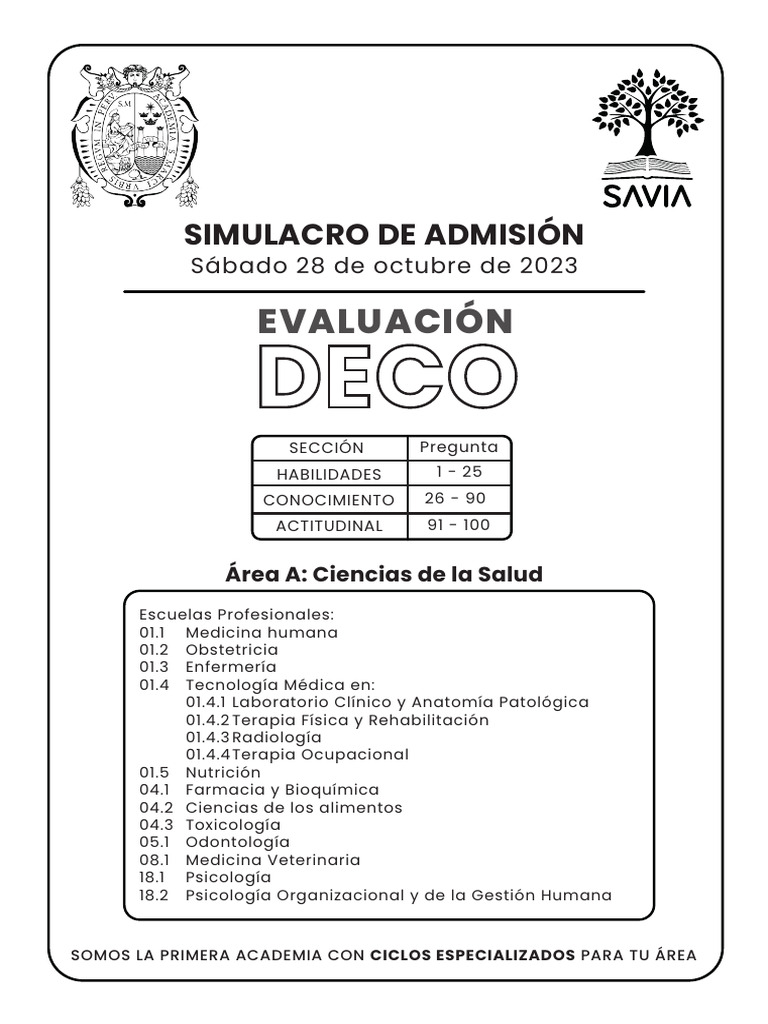 Simulacro 8 | PDF | Medicina | Especialidades Medicas