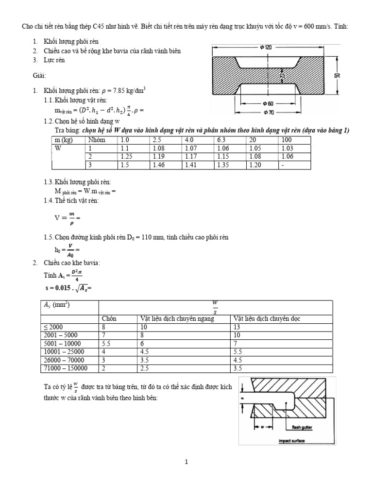 Forging Calculating | PDF