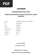 Rapot TK Kurikulum Merdeka | PDF
