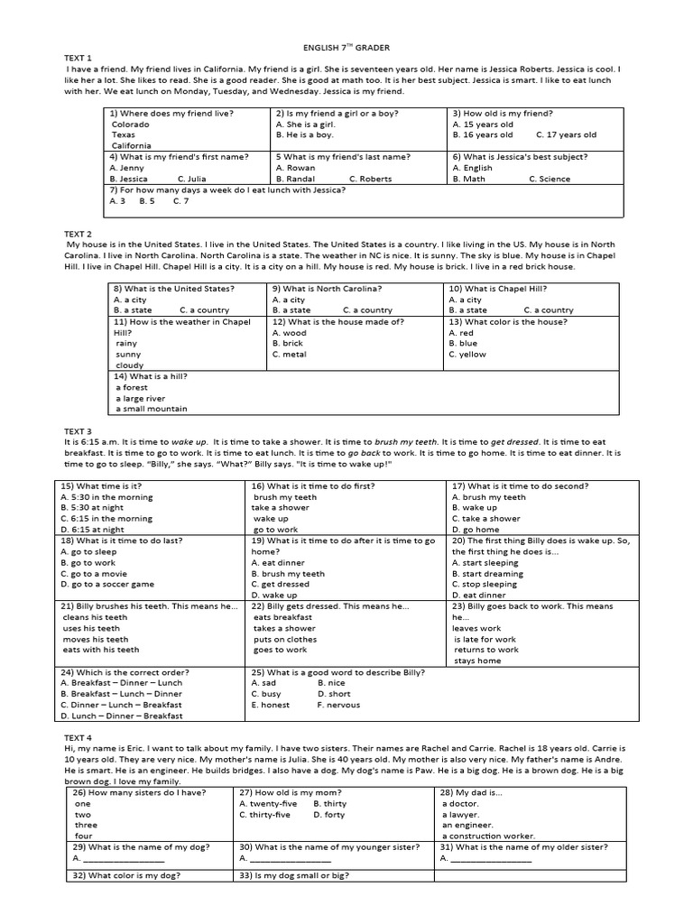 Reading Text 1# I Have A Friend | PDF | Language Arts & Discipline