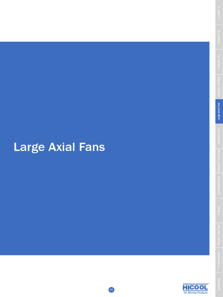 Hicool Axial Fan Data | PDF