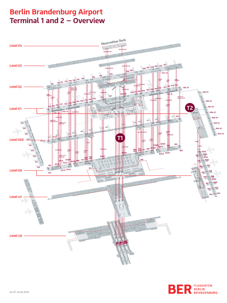 Ber t1 t2 Terminalplan en | PDF