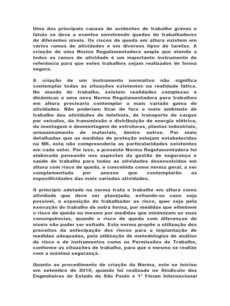 NR 35 | PDF | Sindicato NR 35 | PDF | Sindicato