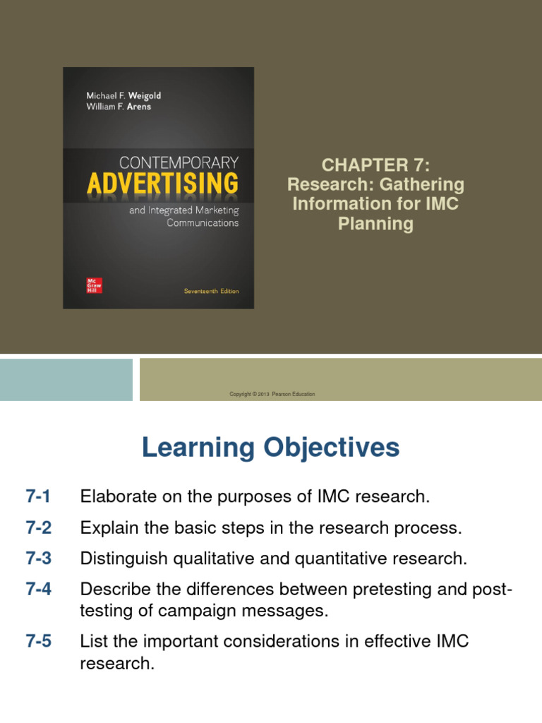 Research: Gathering Information For IMC Planning | PDF