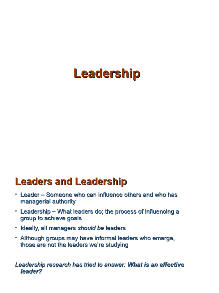 Leadership Pdf