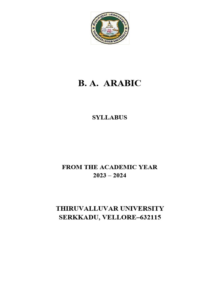 Ba Arabic | PDF | Verb | Arabic